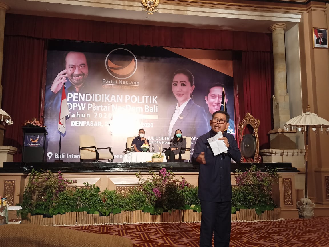 Gelar Pendidikan Politik Nasdem Siap Cetak Kader Muda Potensial Bali