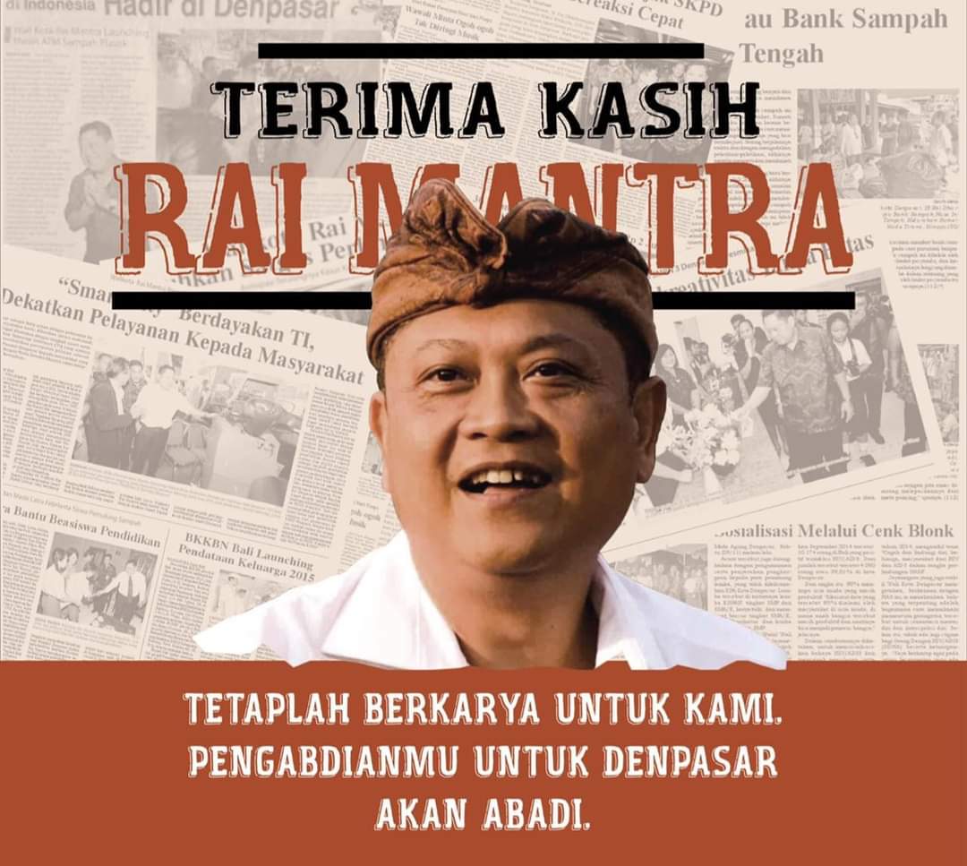 Rai Mantra Pamit, Masih Dambakan Kursi Gubernur Bali? - Bali Politika