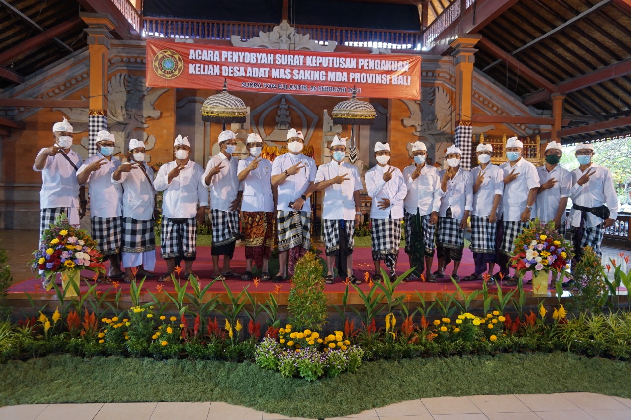 Sempat Tersendat, Bandesa Adat Mas “Anyar” Akhirnya Diakui MDA Bali ...