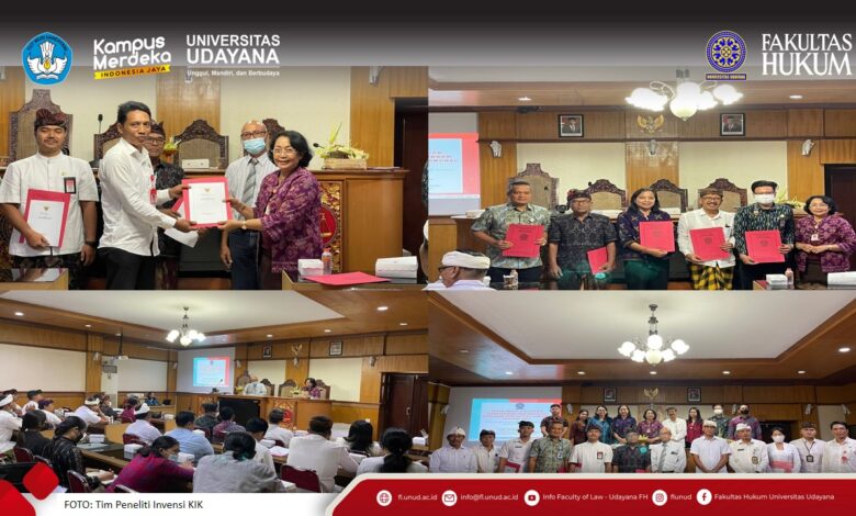 FH Unud Gelar FGD Inventarisasi Perlindungan KIK Bali - Bali Politika